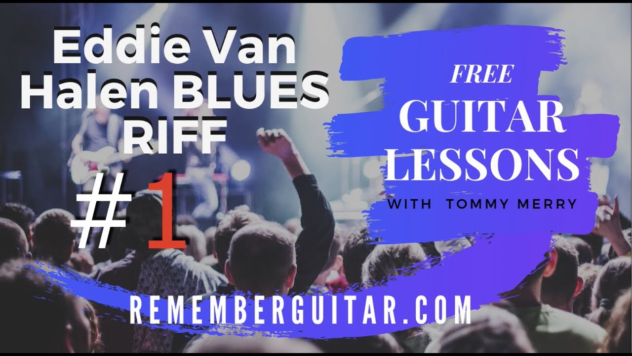 Eddie Van Halen - Blues Riff #1 (of 5) - YouTube