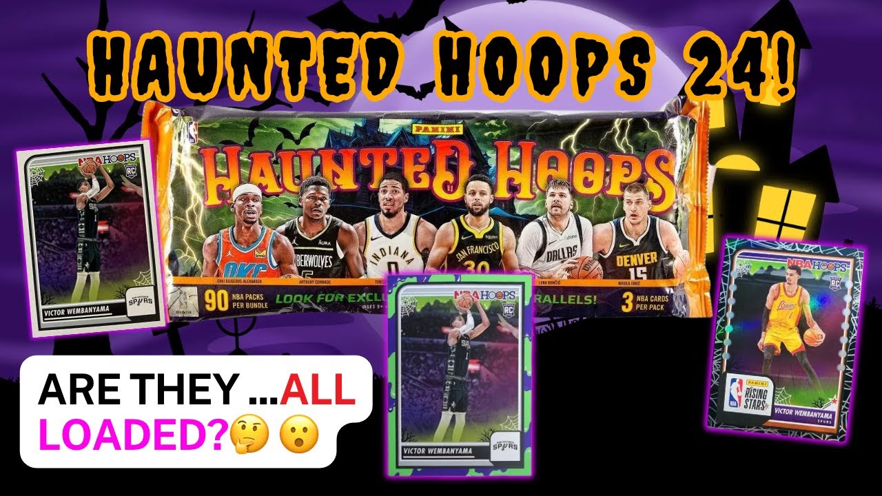 👻 Opening a 2024 Panini Haunted Hoops Basketball Bundle! 🎃| Are they ...