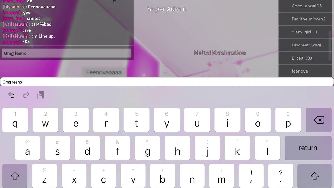 I saw feenova on roblox!!!!!!!! - YouTube