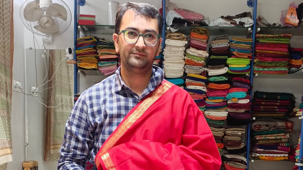 maheshwari silk saree / induri saree / indori saree / saree weaving ...