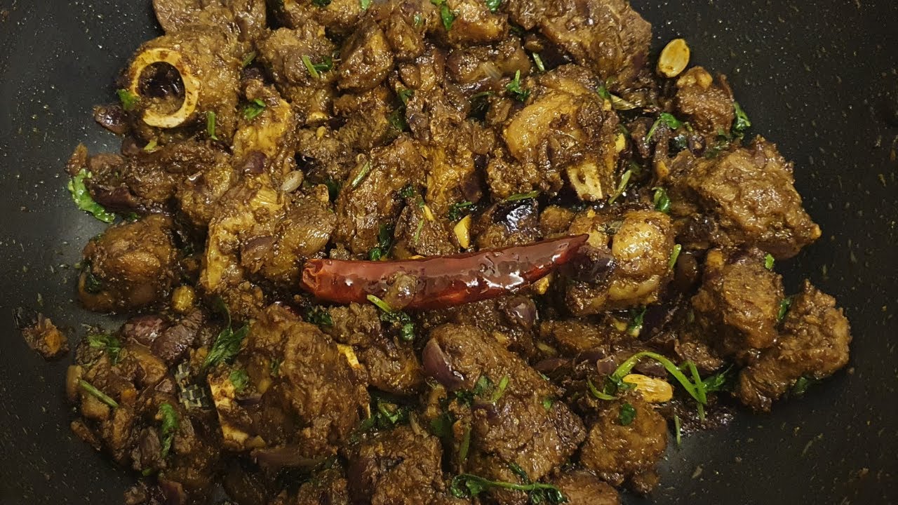 Mutton Chukka | Mutton Varuval | Quick and easy Mutton fry | Mutton ...