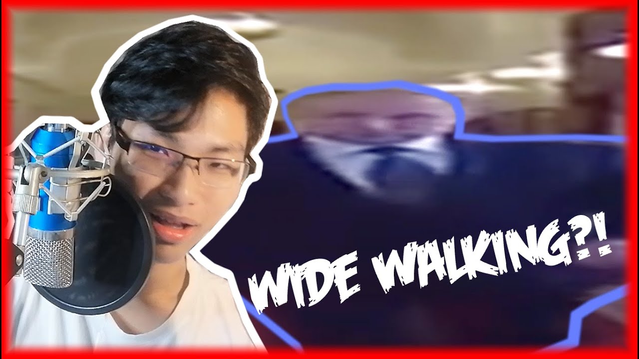 Wide People Walking Reaction - YouTube