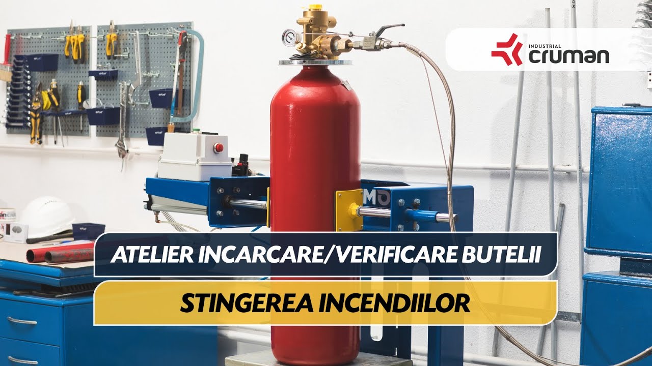 Atelier incarcare /verificare butelii gaze inerte si agent curat ...