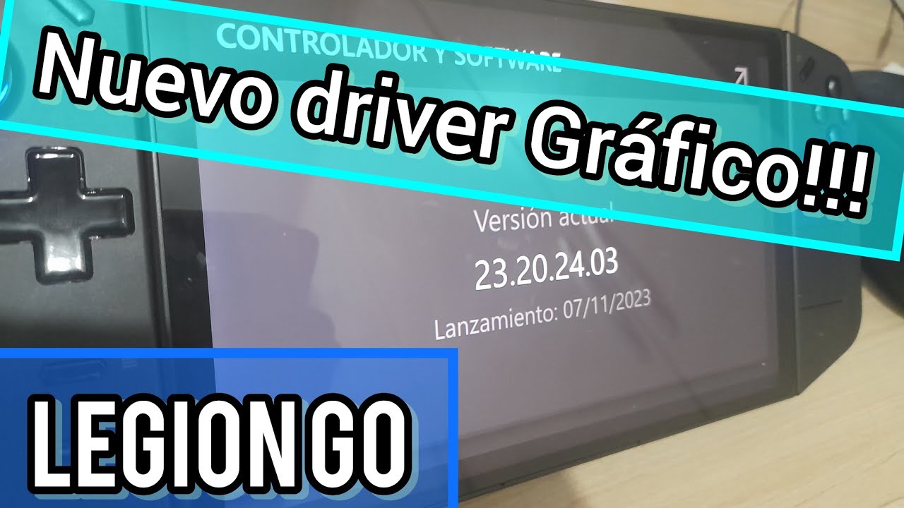 Nuevo driver gráfico de Legion Go disponible!!!! - YouTube