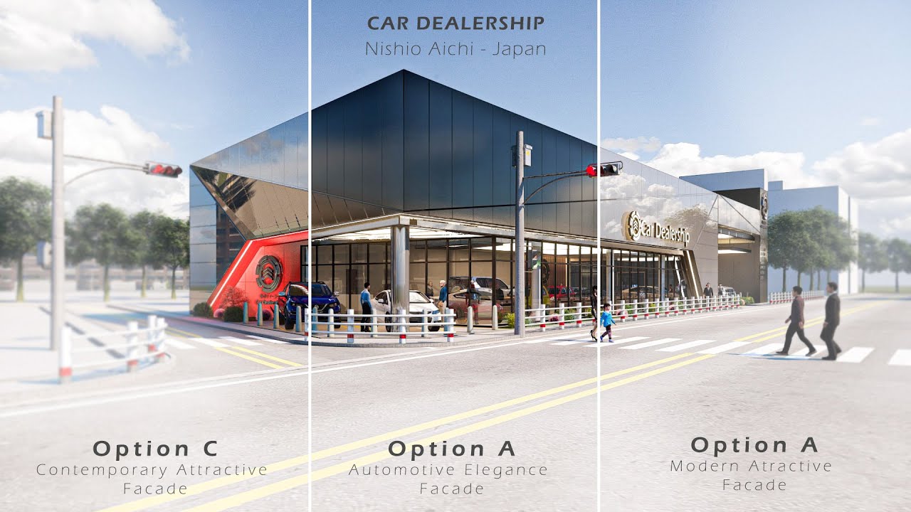 Car Dealership Design 3d Animation - YouTube