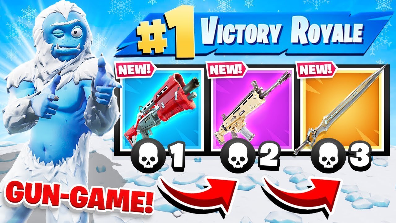SWORD *Gun GAME!* *NEW* Game Mode in Fortnite - YouTube