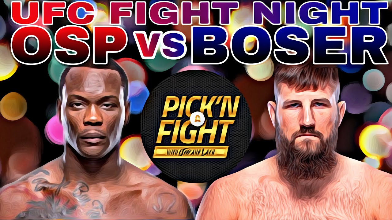 UFC Vegas 30: Tanner "The Bulldozer" Boser vs. Ovince "OSP" St. Preux ...