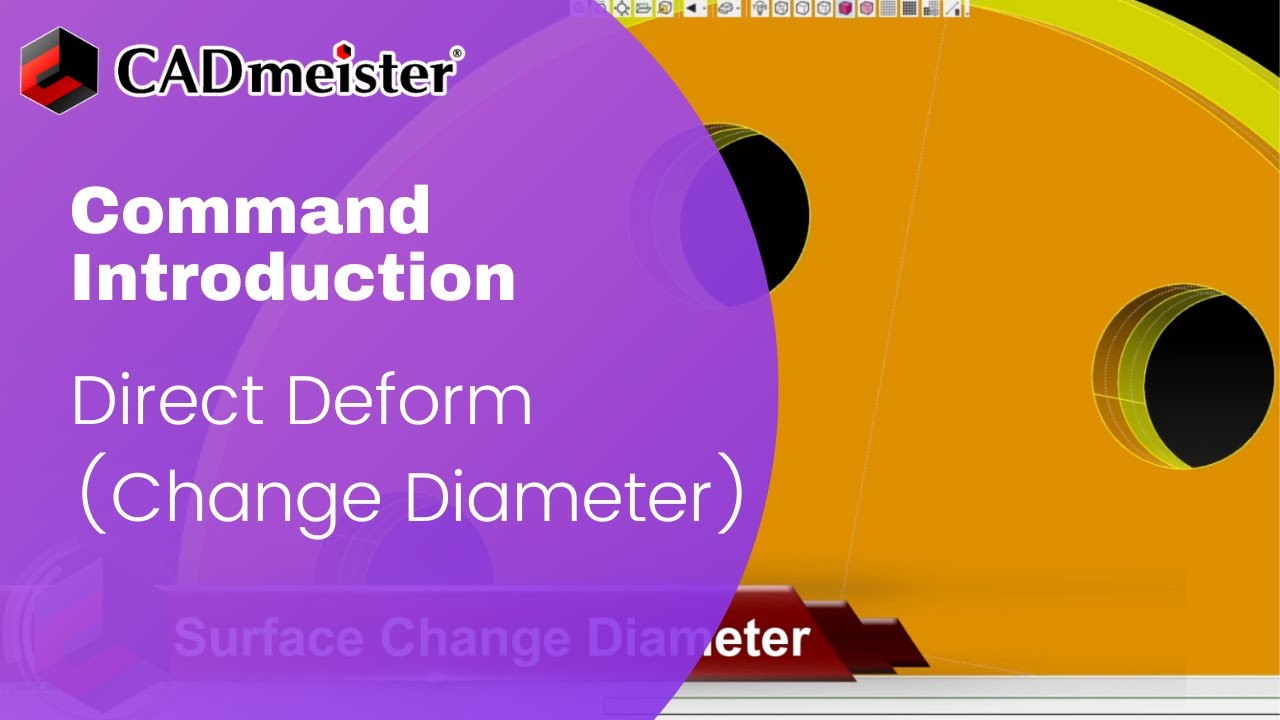 Command Introduction - Direct deformer (Change Diameter) - YouTube