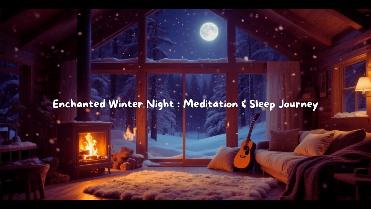 Enchanted Winter Night : Meditation & Sleep Journey - YouTube