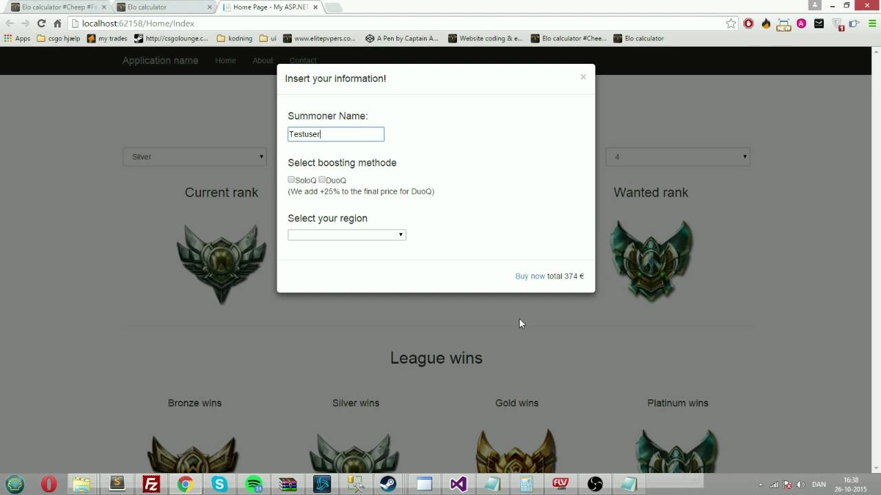 League Of Legends Elo Boost Price Calculator - YouTube