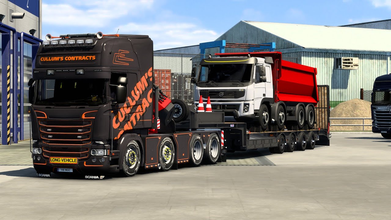ETS2 Noxa RJL Crane Chassis - YouTube