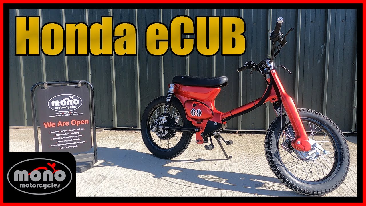 mono motorcycles Honda eCub ride review - YouTube