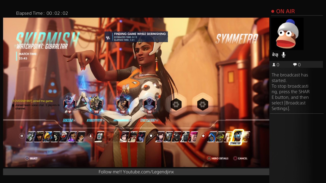 Ps4 streaming (Overwatch, Diablo3, Final Fantasy, Ect) - YouTube