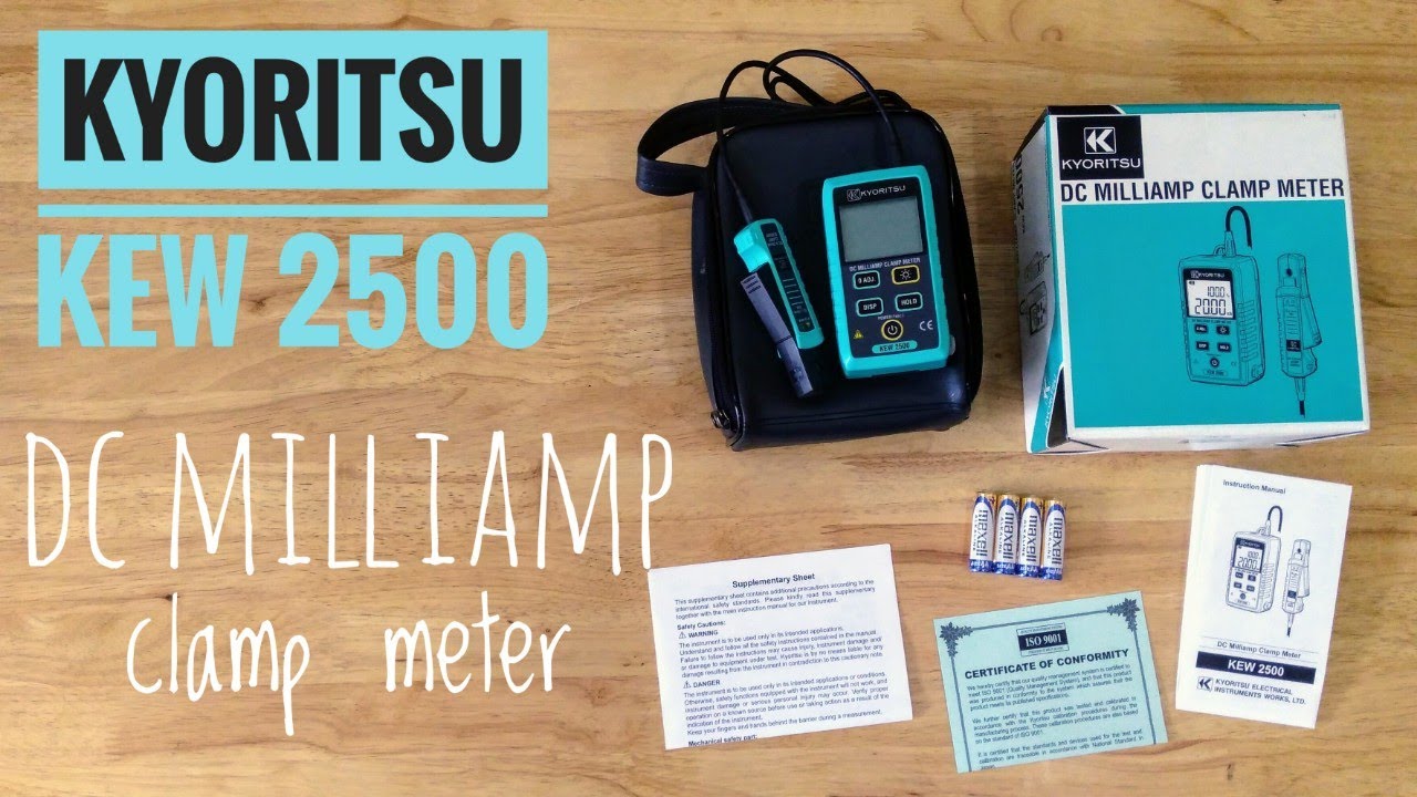 DC MILLIAMP CLAMP METER KYORITSU 2500 (KEW 2500) - YouTube