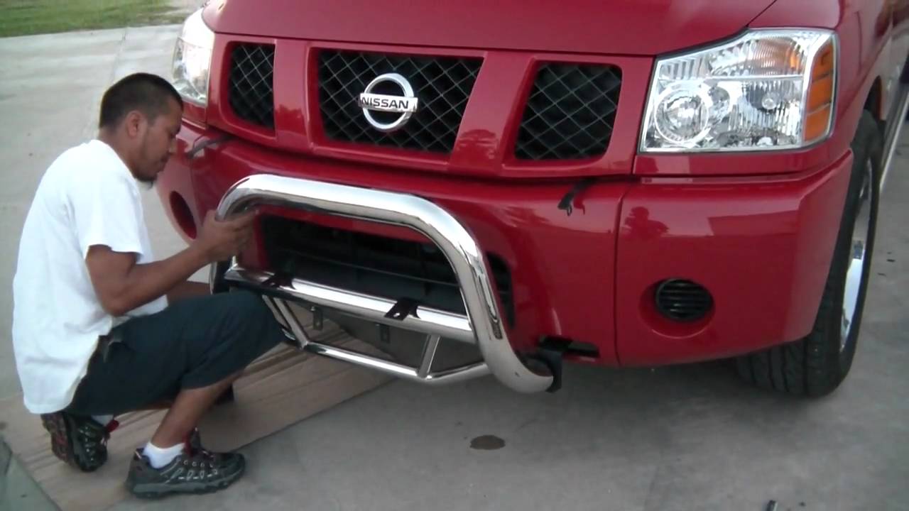How To Install Bull Barr on a Nissan Titan-1/1 - YouTube