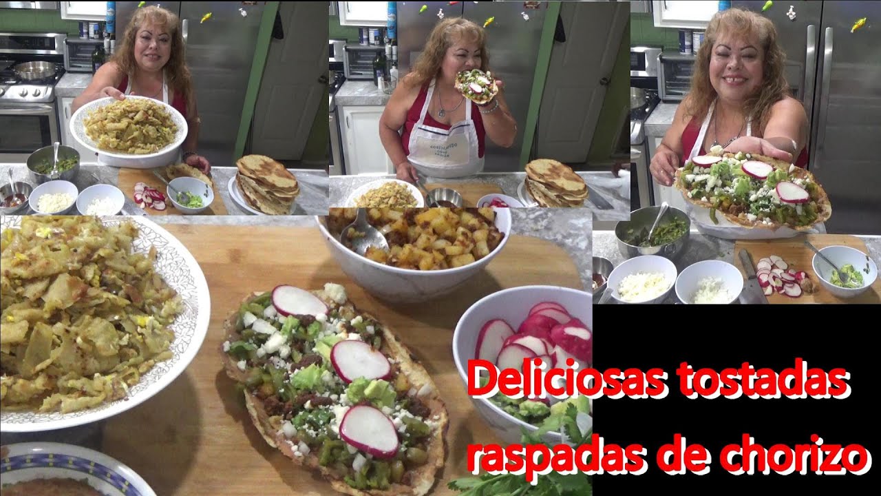 Asi hago mis tostadas raspadas de los poquitos de comida del refri ...