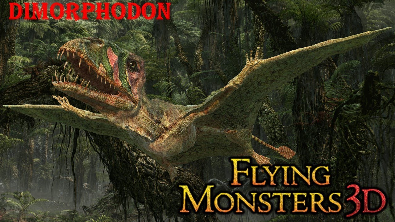 flying monsters 3D dimorphodon screen time - YouTube
