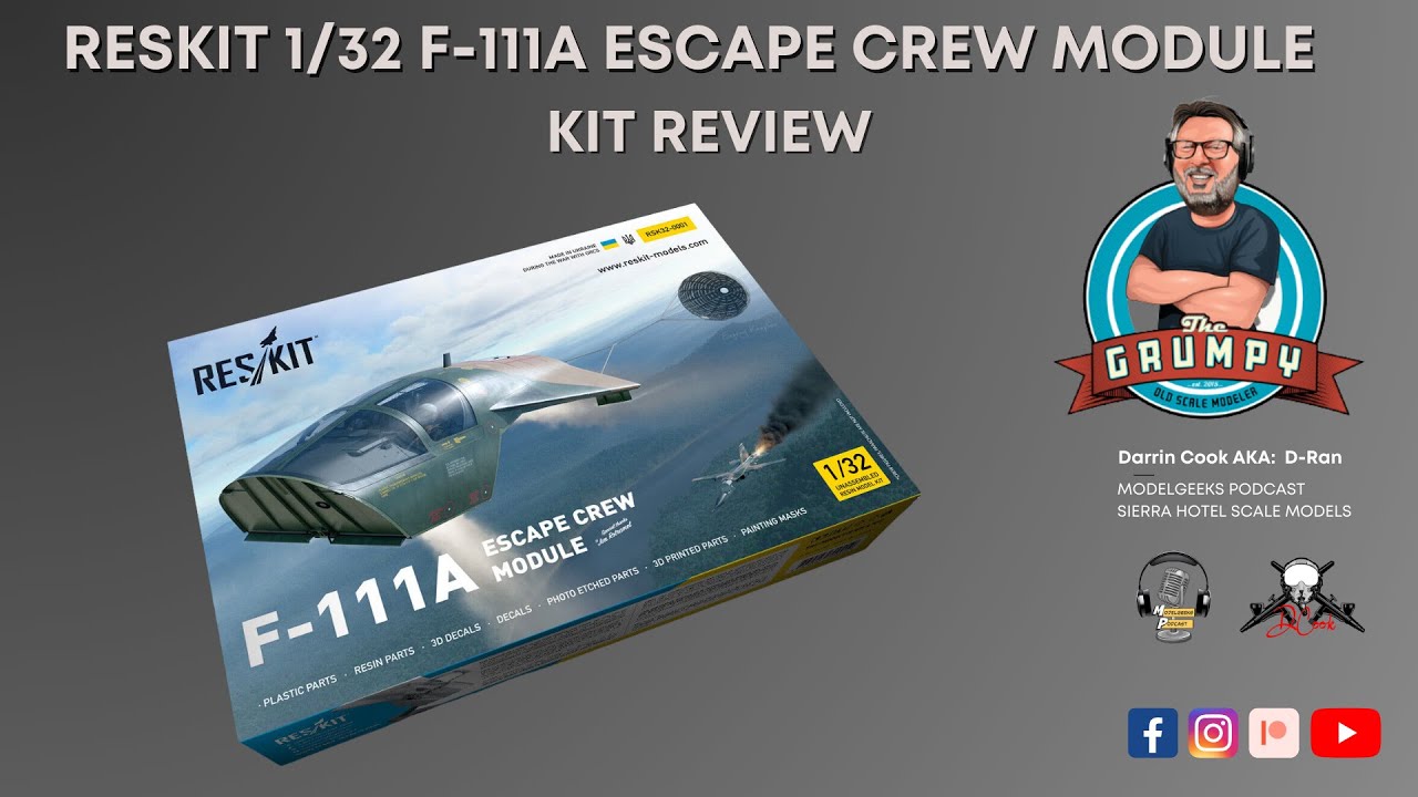 Inbox Review of the RESKIT 1/32 F-111A Escape Crew Module - YouTube