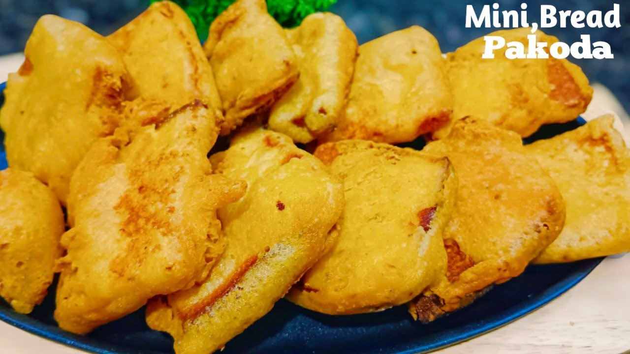 Mini Bread Pakoda Recipe | Secret Masala | Crispy Or Crunchy Pakoda ...