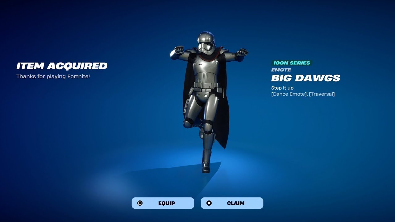 NEW SEASON 3 BIG DAWGS EMOTE FORTNITE - YouTube
