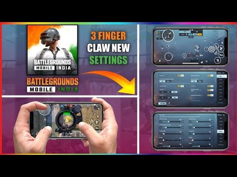 3 Finger Claw + Op Sensitivity Code BGMI | BGMI New Update 3 Finger ...