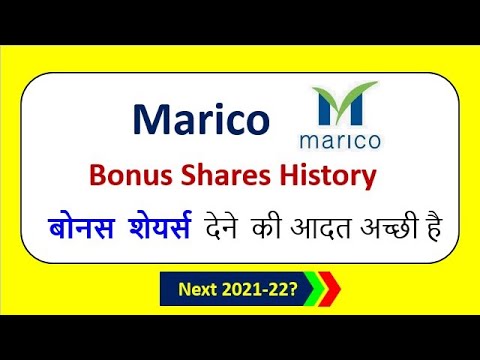 Marico Bonus Shares History - YouTube
