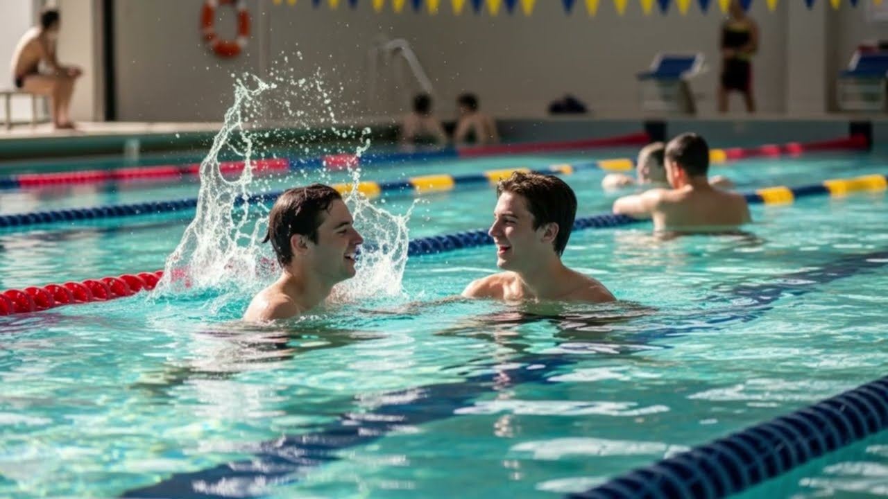 I Went to the Swimming Pool with My Straight Friend, But Then He | Gay ...