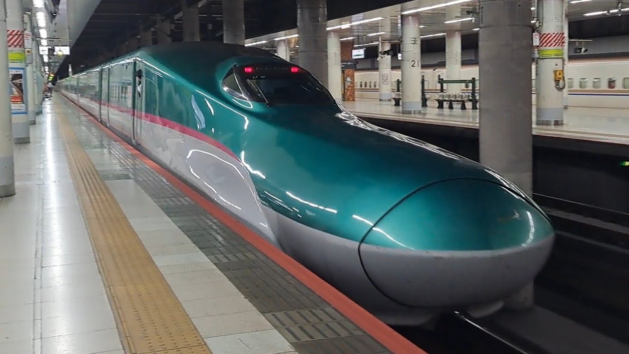 JR東日本東北新幹線E5系U6編成やまびこ63号盛岡行き上野駅発車(2024/8/18) - YouTube