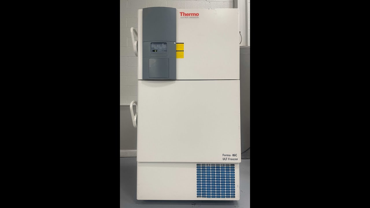 Thermo 995 Ultra-Low Lab Freezer - YouTube
