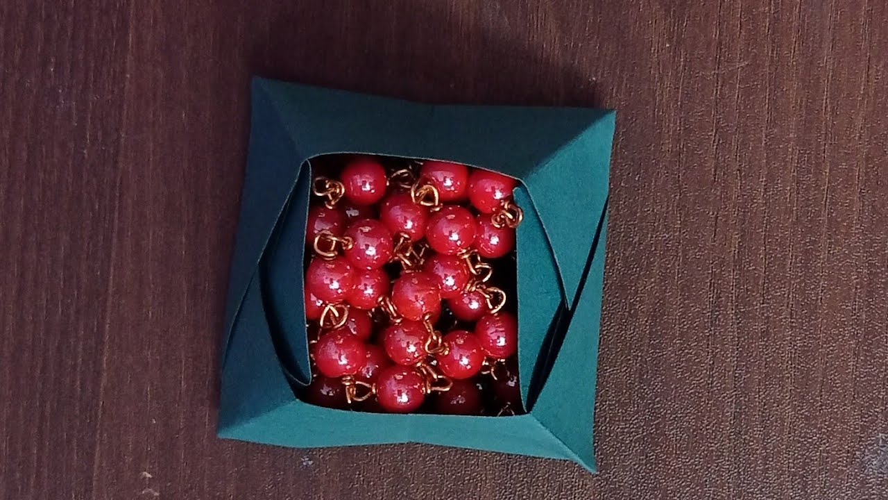 How to make Easy Candy Box Craft step by step Candy Box Origami Fun ...