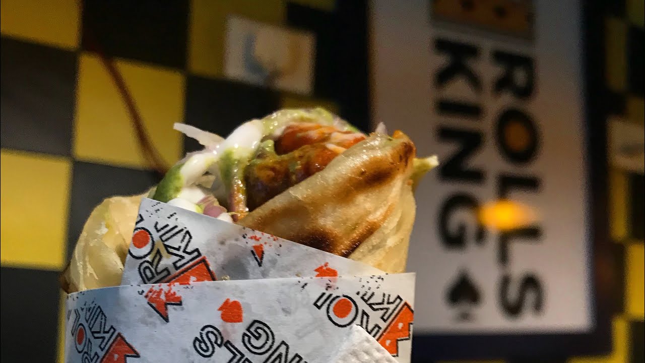 Quickpeek#1- A Visit to Noida’s popular Rolls shop- Rolls King - YouTube