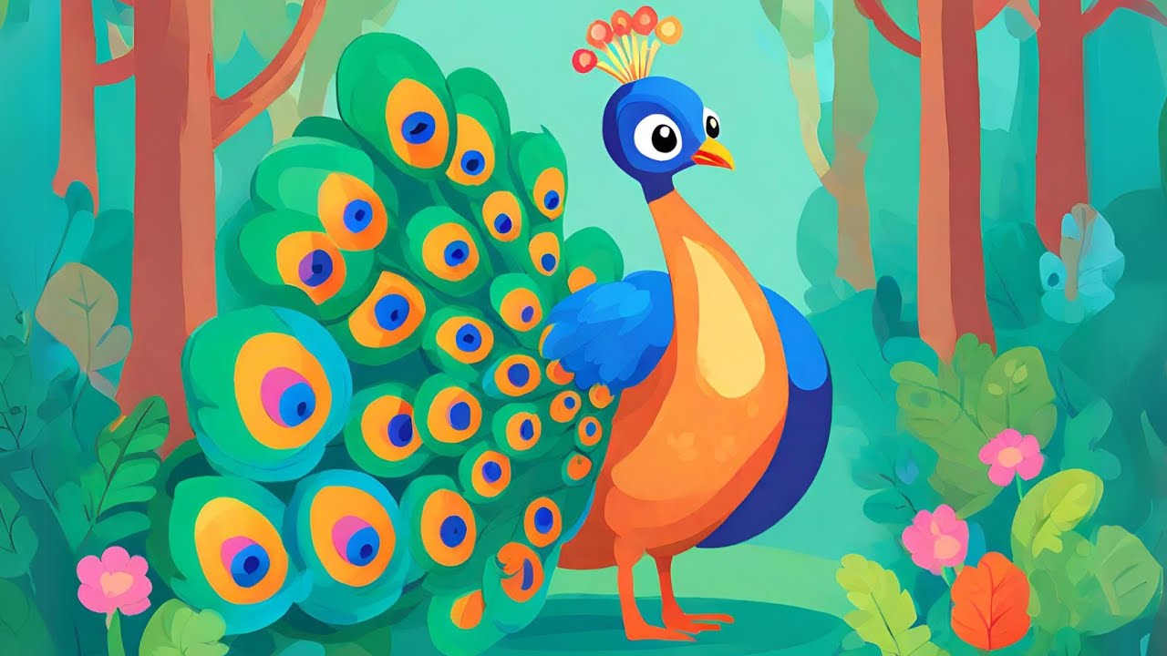 The colorful story of the peacock - A Tale of Curiosity and Colorful ...