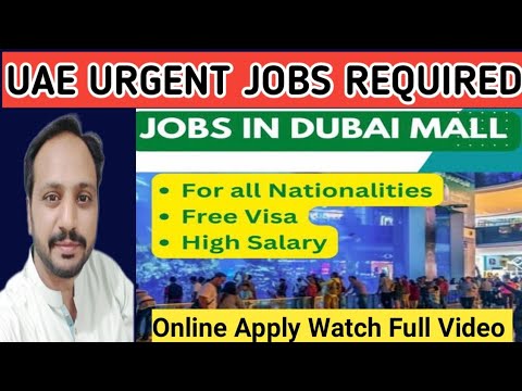 JOBS AT DUBAI MALL STEP-BY-STEP GUIDE || HOW TO APPLY ONLINE WORK ...