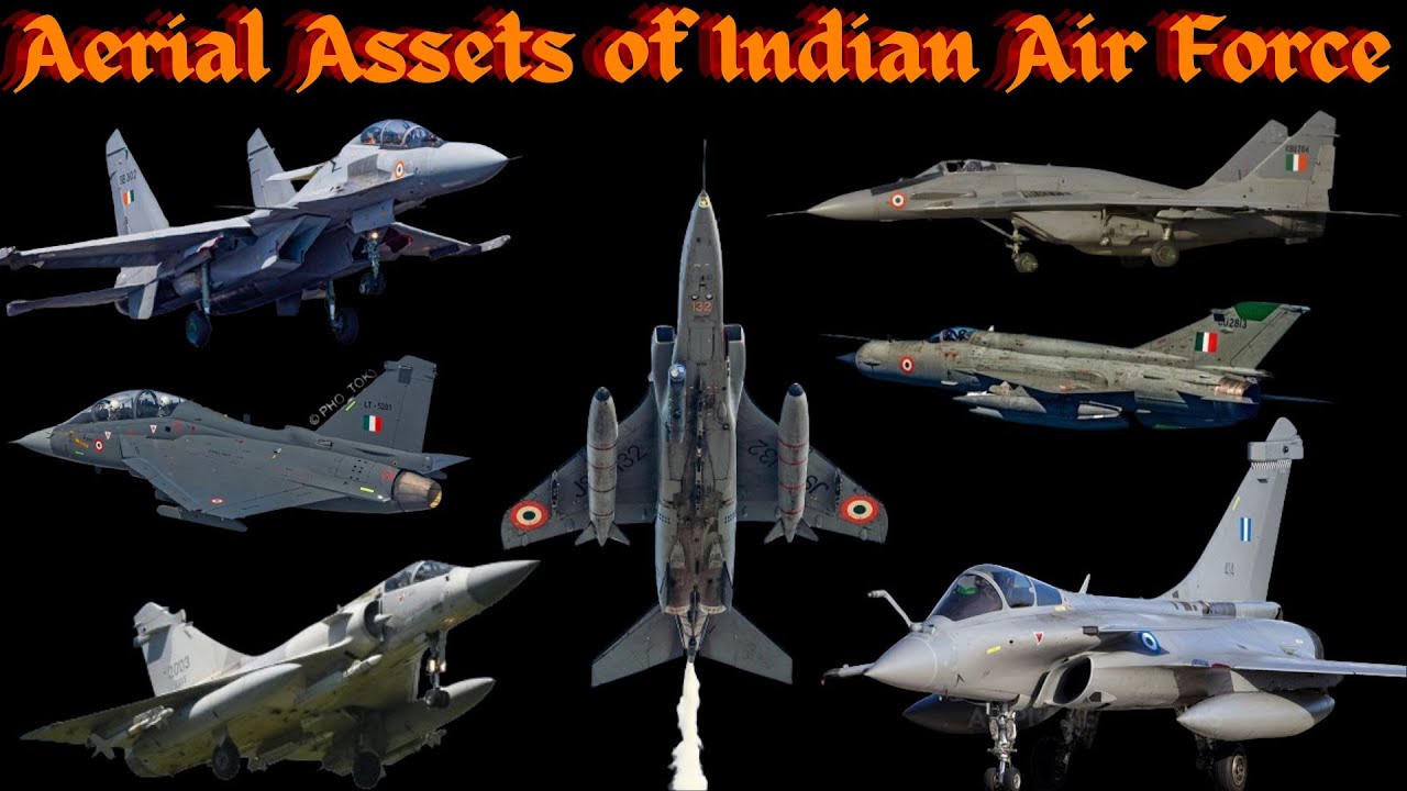 Aerial Assets of Indian Air Force | Fighter Jets of IAF #rafale # ...