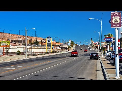 Driving Route 66 thru Downtown Barstow