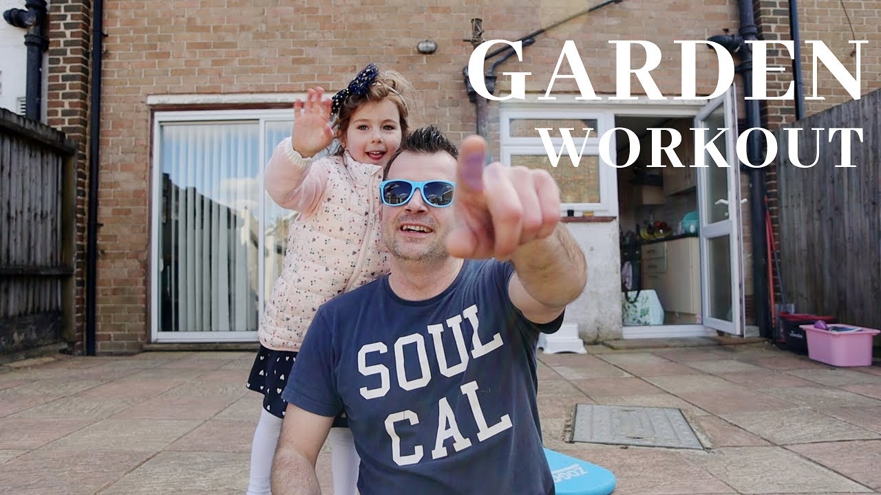 GARDEN WORKOUT - REAL TIME WORKOUT WHILE STAYING HOME - YouTube