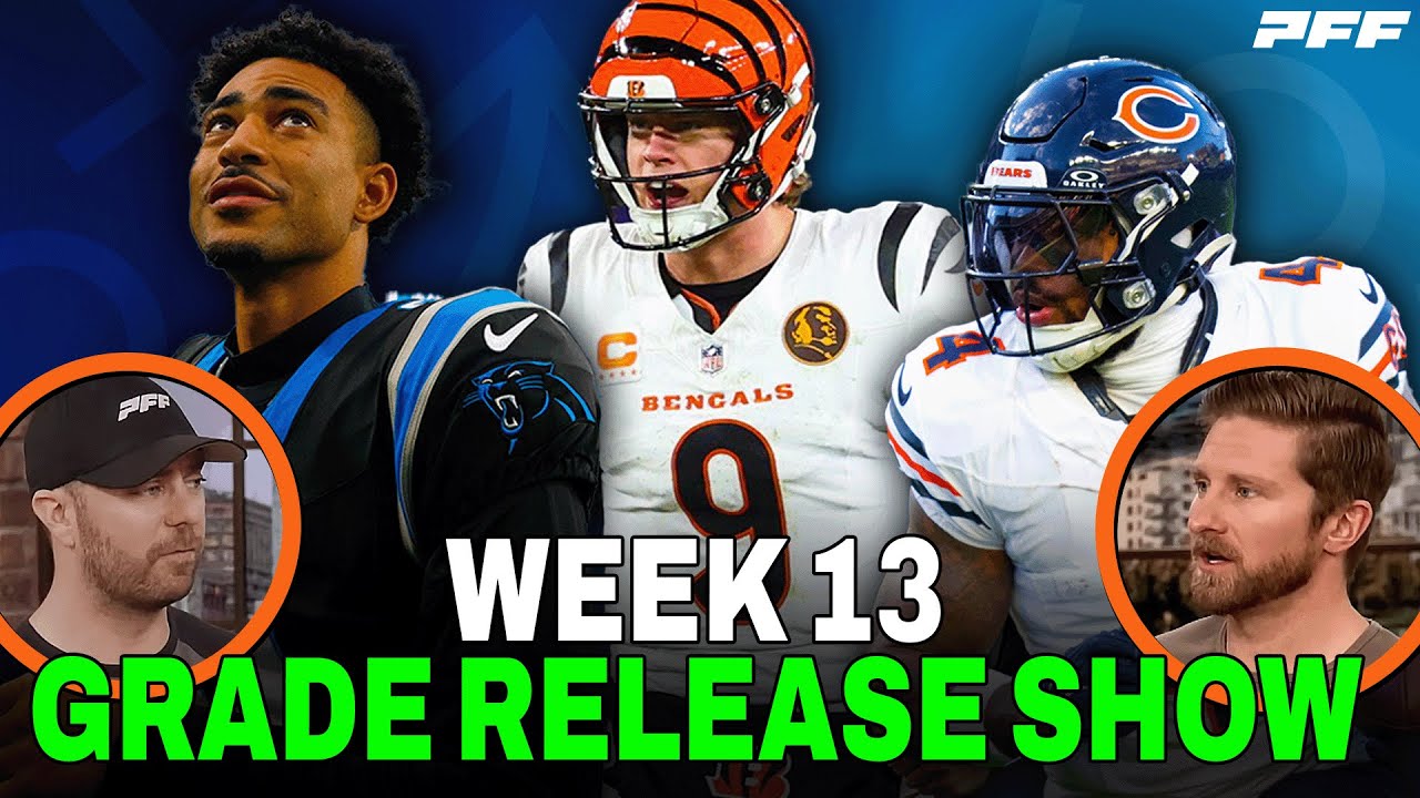 2025 NFL Week 13 Review & Grade Release Show | PFF NFL Show - YouTube