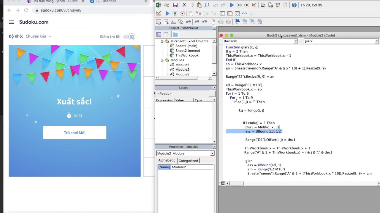 Giải Sudoku Bằng Excel Vba Solve Sudoku With Excel Vba Youtube