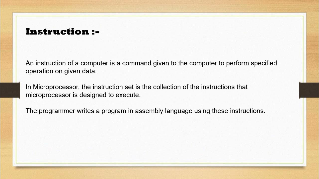 assembly language programming - YouTube