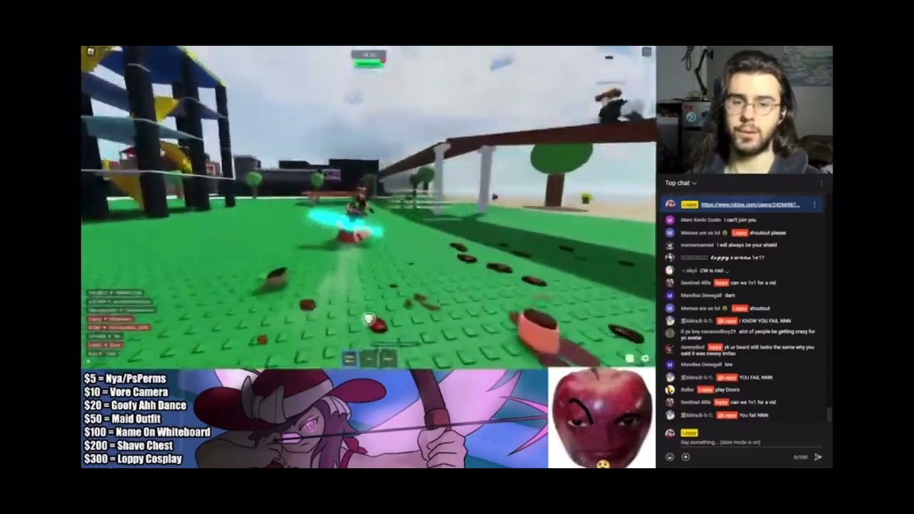 Me vs loppy live check description I’m the andrew tate guy - YouTube