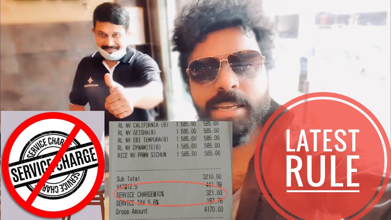 NO MORE SERVICE CHARGE | Hotels, restaurants can't force customers to ...