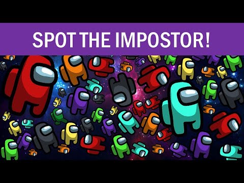 AMONG US - Can You Spot the 10 Impostors - YouTube