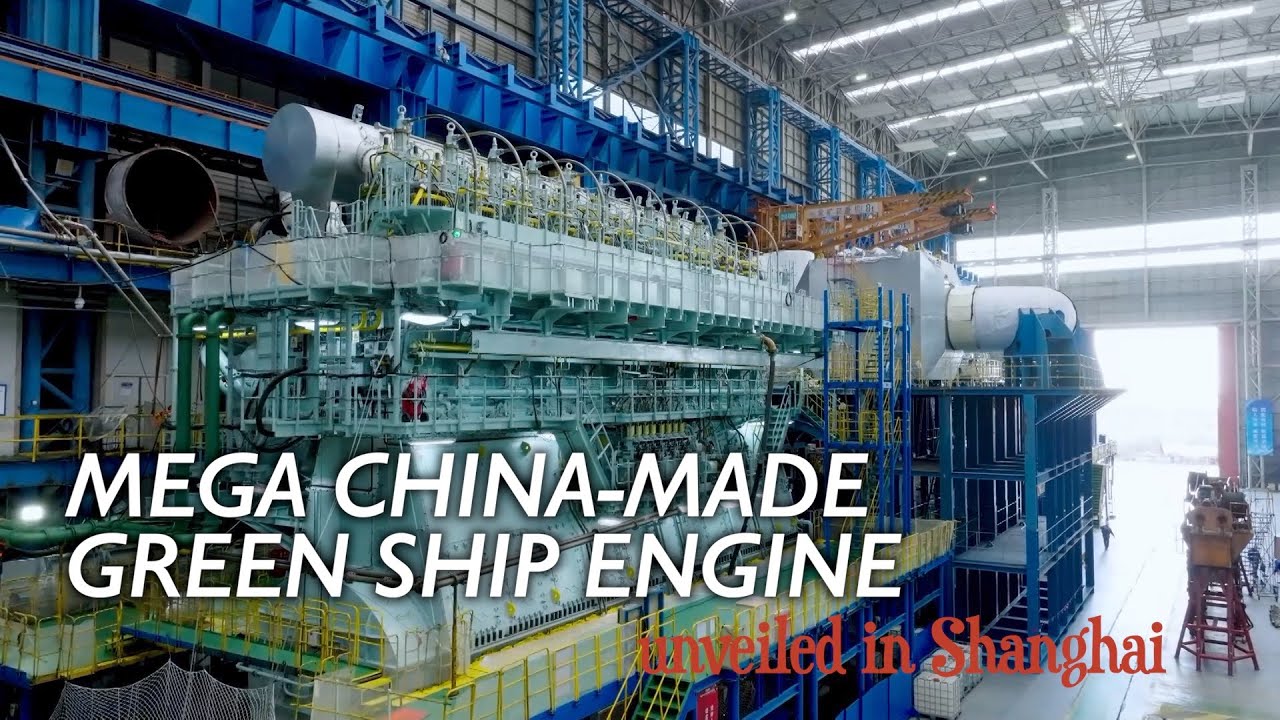 China unveils world's largest methanol-powered engine for ships in ...