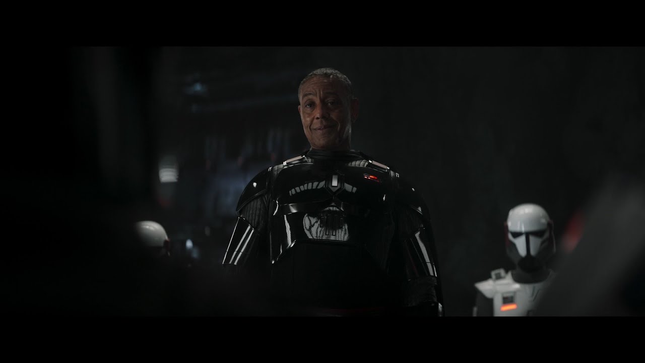 Moff Gideon arrive in Dark Trooper armor - The Mandalorian Season Three ...