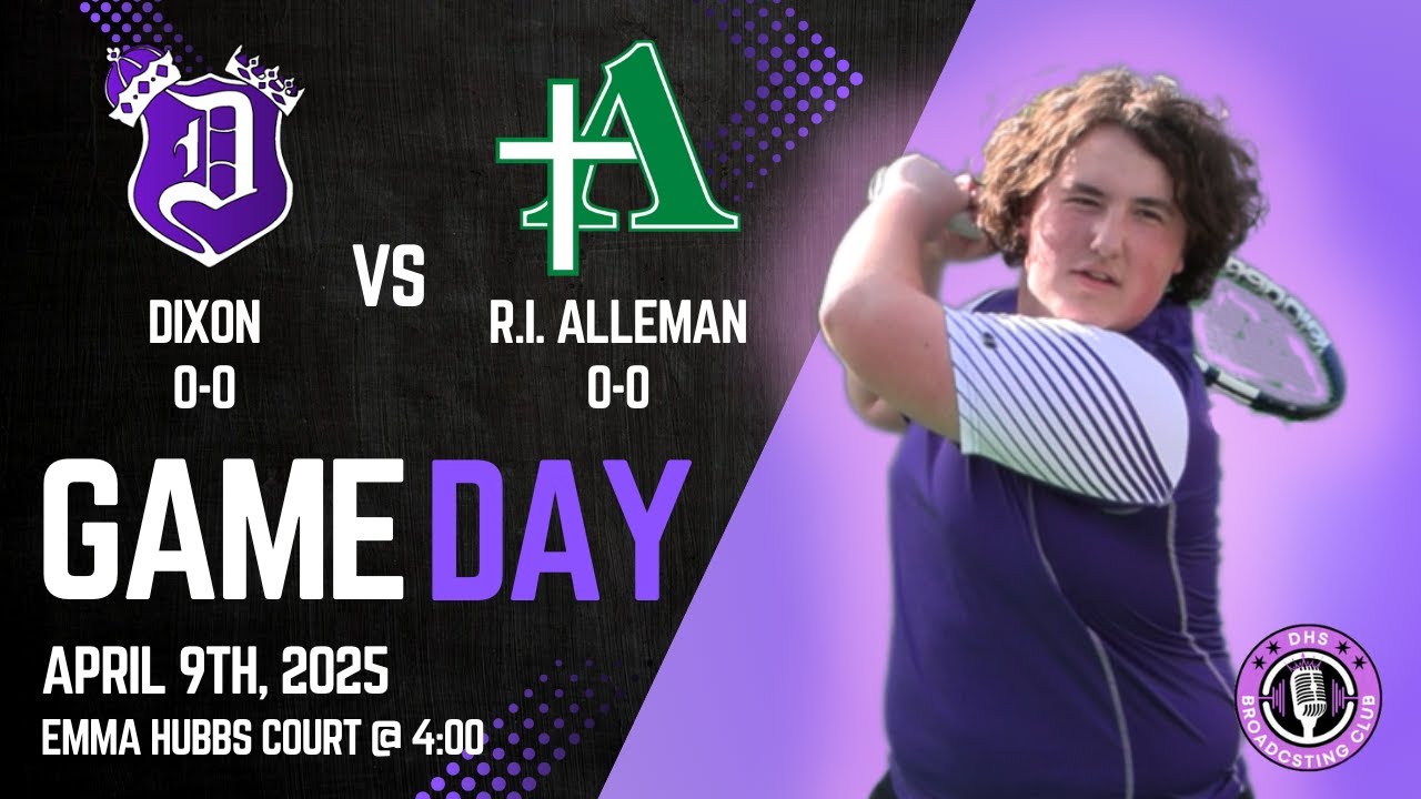 Dixon Dukes Boys Varsity Tennis: Emma Hubbs Courts at 4:30 - YouTube