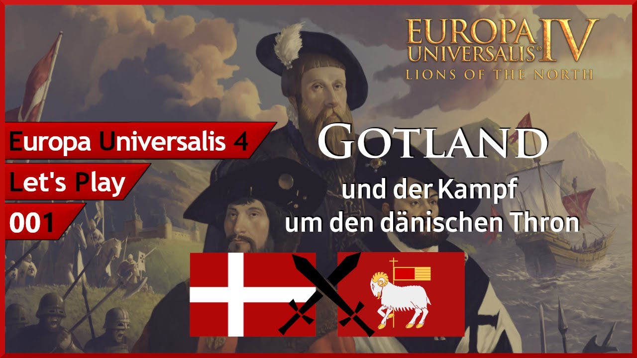 EU4 1.34 Gotland und der dänische Thron 001 So nice Missionen (Let's ...