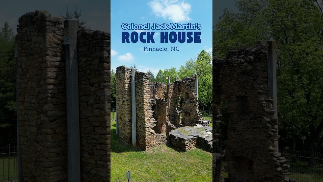 Colonel Jack Martin Rock House in Pinnacle, NC - YouTube