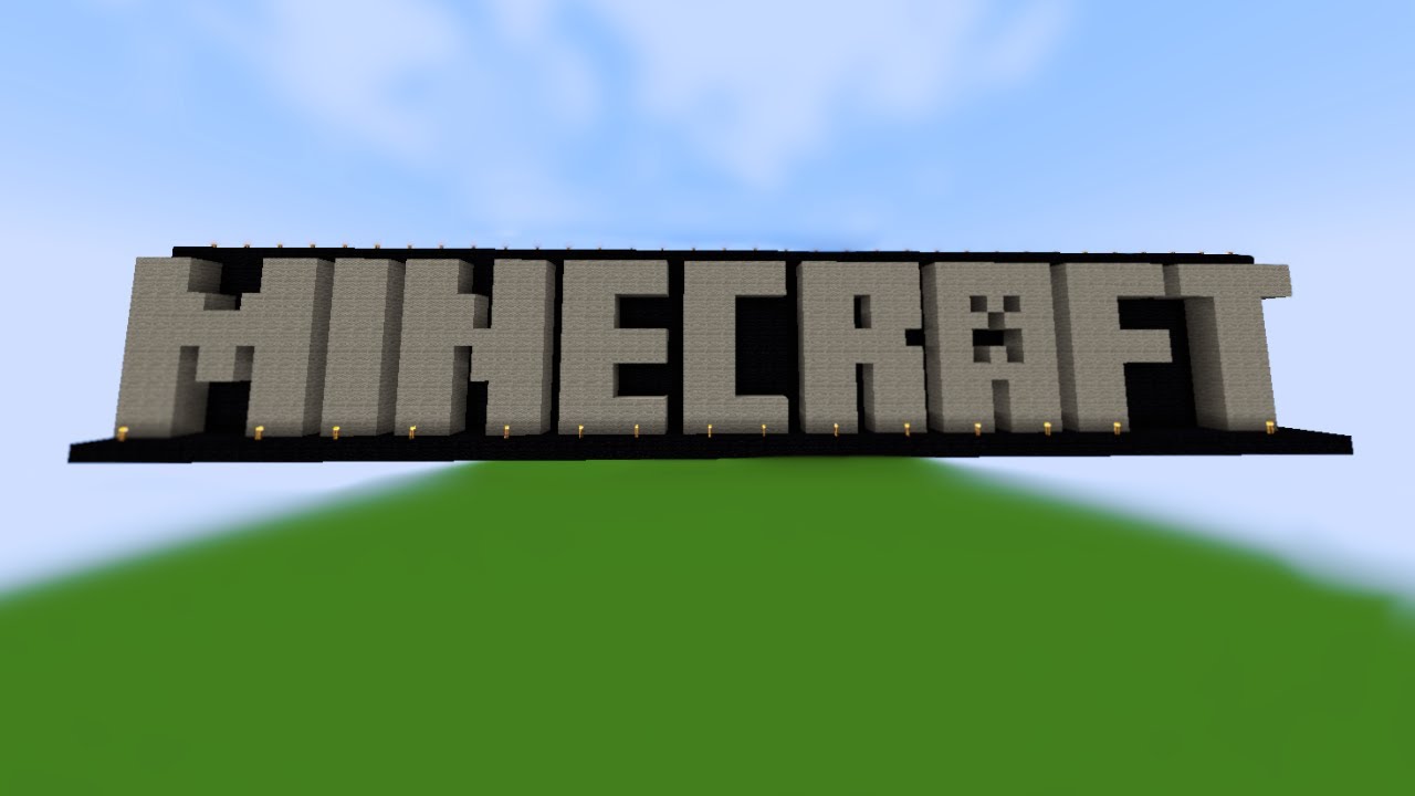 🔥Cómo CONSTRUIR el logo ANTIGUO del TUTORIAL de Minecraft!! - YouTube