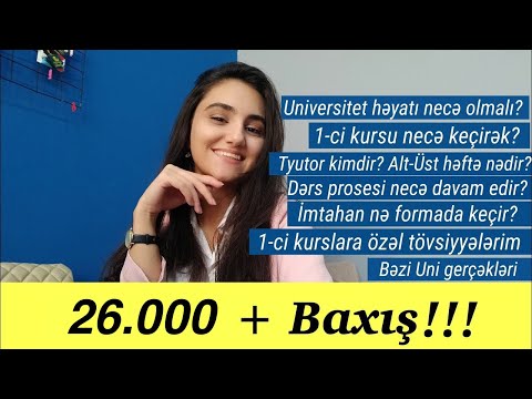 1-ci kurslara özəl! / Universitet və Tələbəlik haqqında HƏRŞEY! /  Söhbət dadında