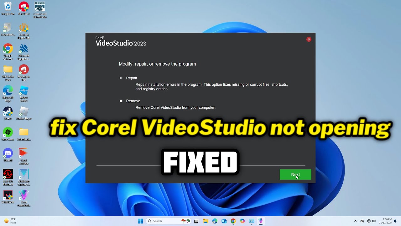 (FIXED) Corel VideoStudio not opening in Windows 10/11 - YouTube